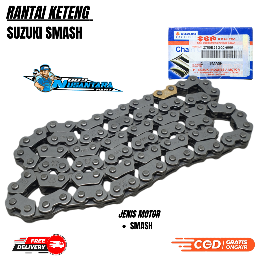 Jual RANTAI KETENG RANTAI KAMPRAT MESIN SMASH 88L | Shopee Indonesia
