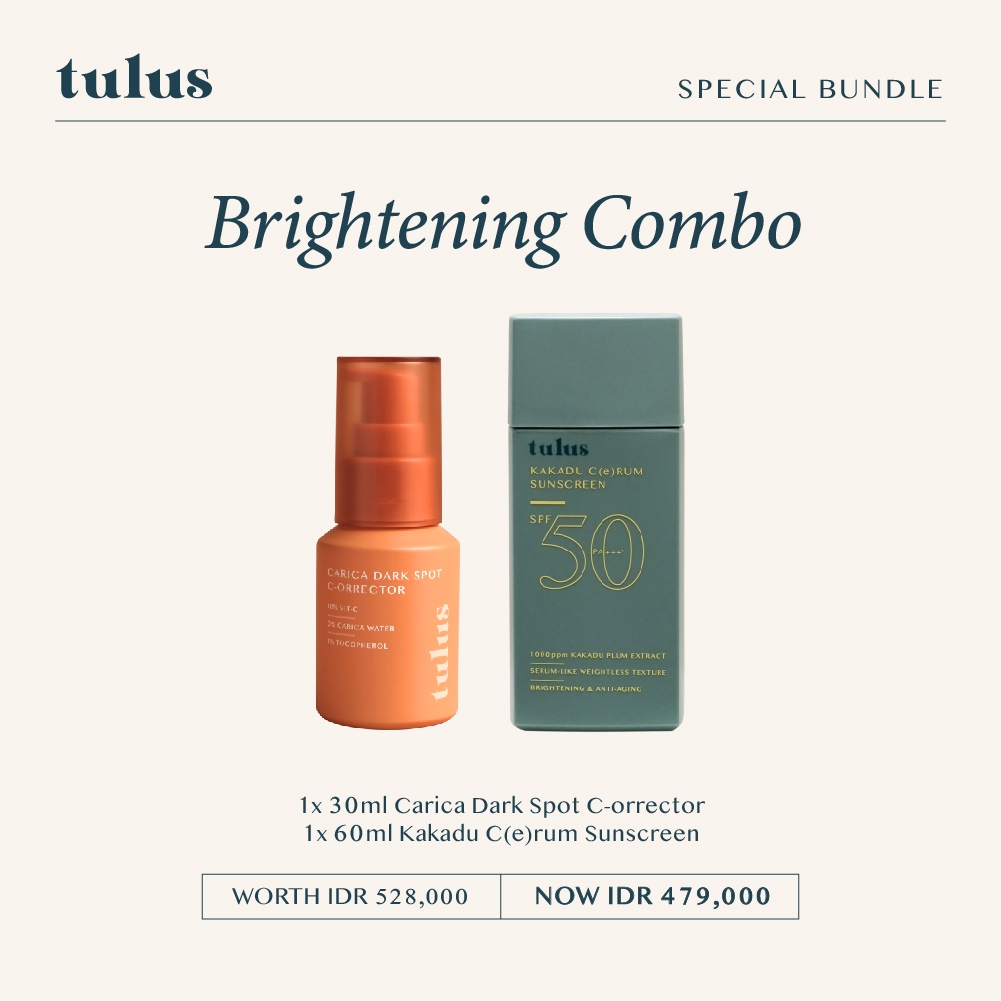 Jual tulus bundle : BRIGHTENING COMBO | Shopee Indonesia