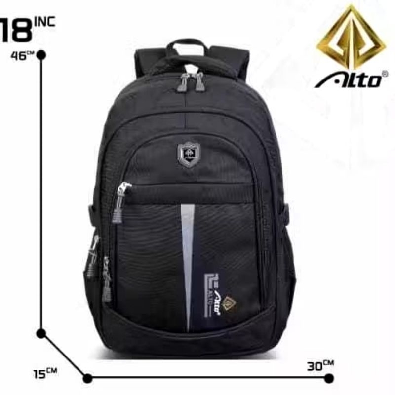 Jual Tas Ransel Sekolah Alto / Tas Pria Alto / Tas Backpack / Tas ...