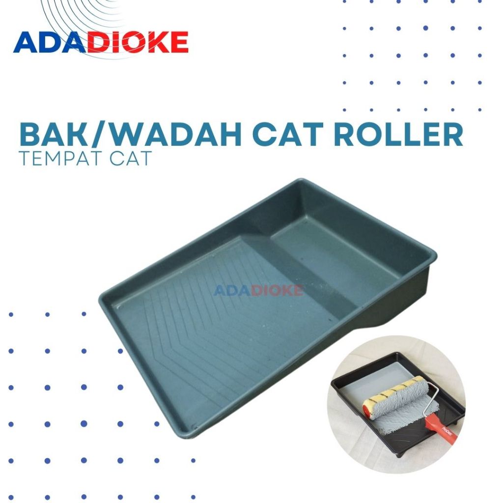 Jual Bak Cat Anti Pecah Bak Roll Cat / Baki Wadah Roll Kuas Cat Tembok ...