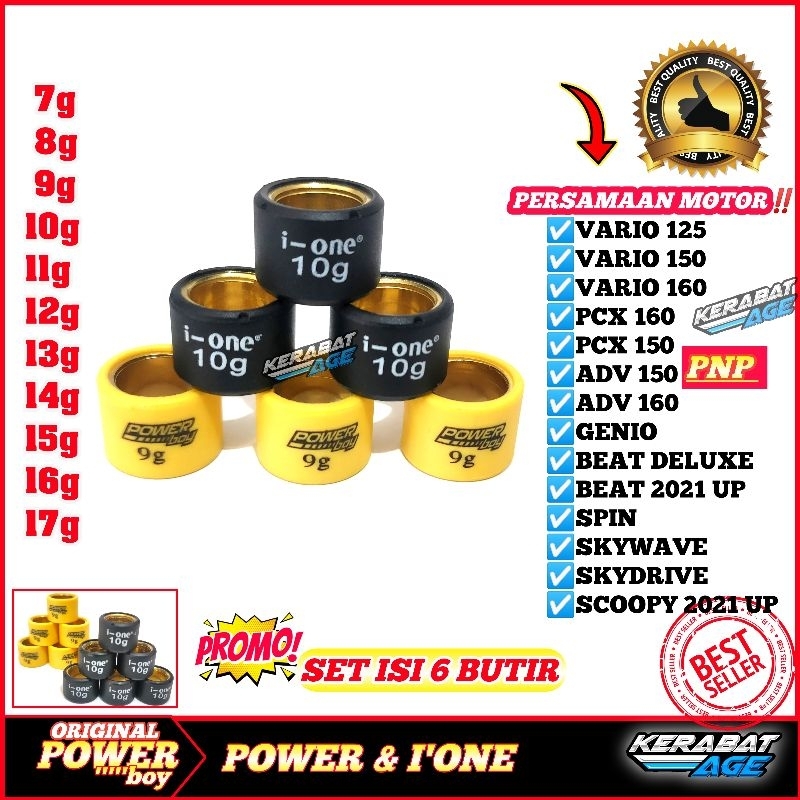 Jual ROLLER ROLER LOLER RACING PCX ADV 150 160 125 7 8 9 10 11 12 13 14 ...