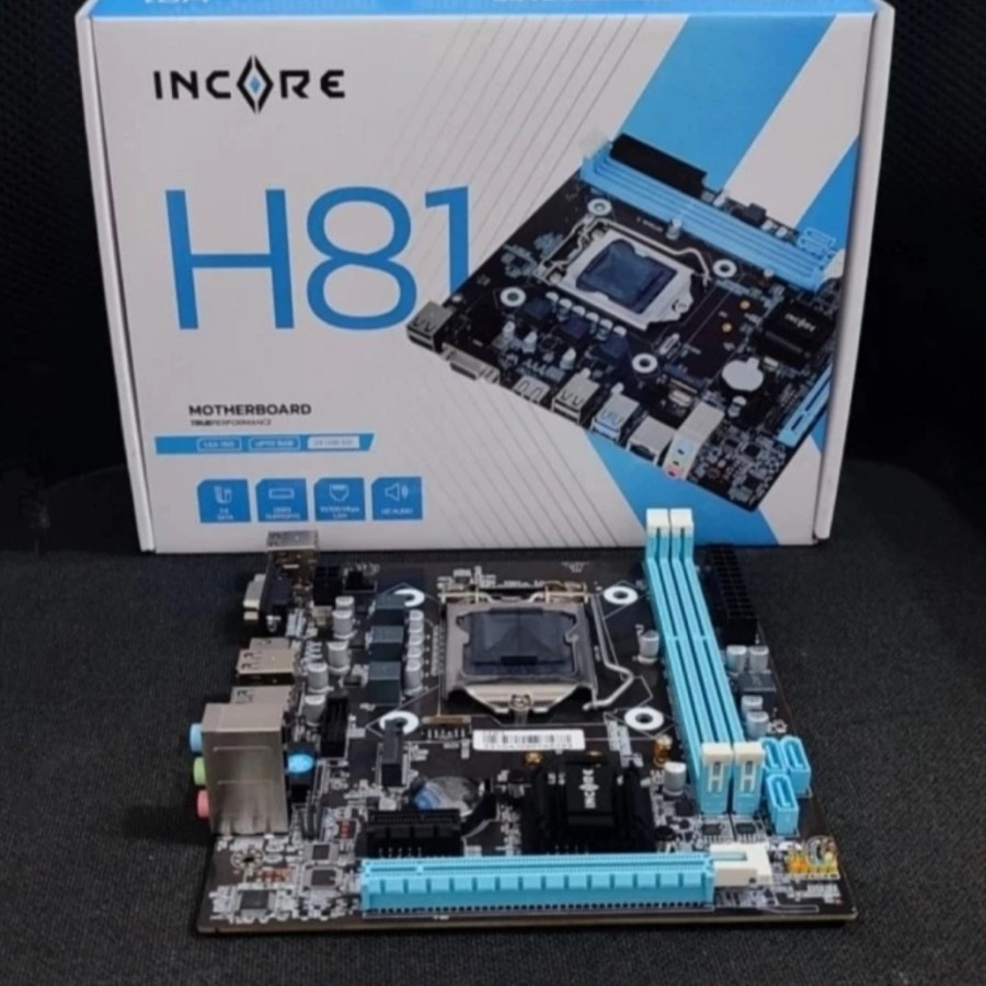 Jual MAINBOARD H81 INCORE LGA 1150 / MAINBOARD INCORE H81 ORIGINAL / MOBO INTEL 1150 H81 ...
