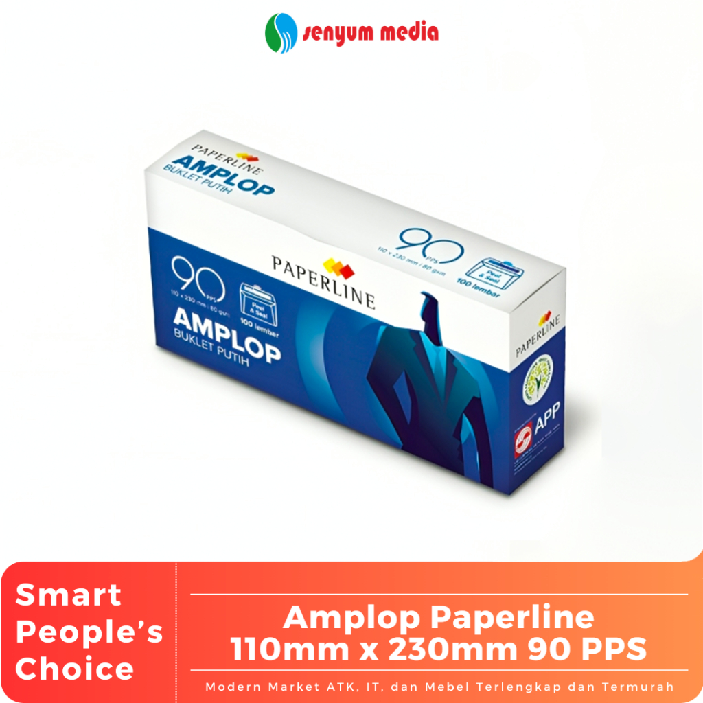Jual Amplop Paperline 110mm x 230mm 90 PPS (1 Pak Isi 100 Lembar) (S ...