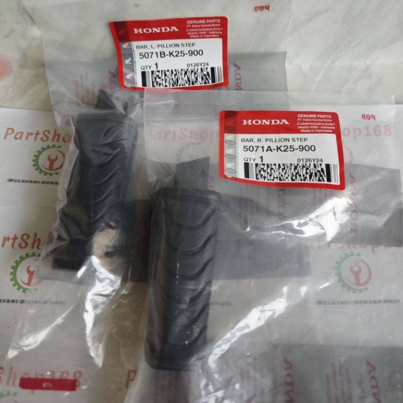 Jual Foot Step SET Kanan Kiri Karet Step Belakang Beat Fi Vario 110 ...