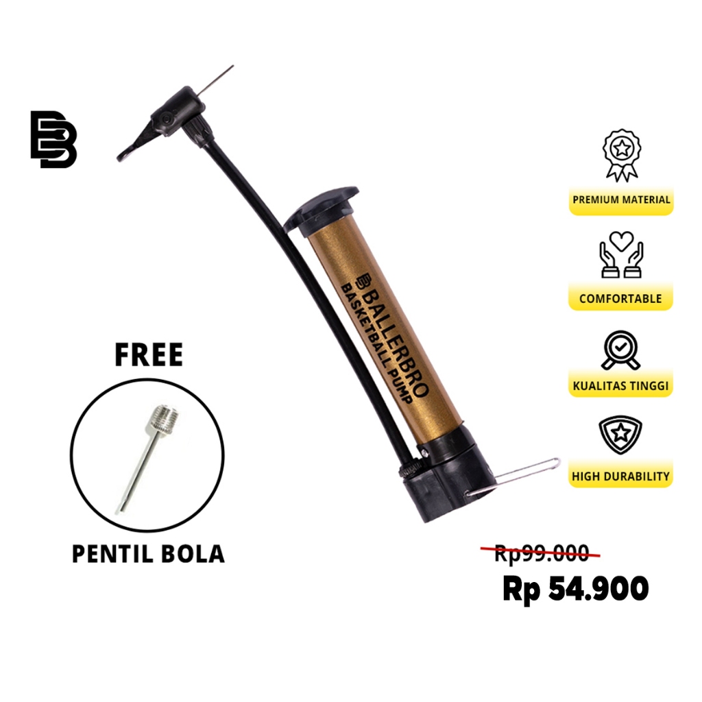 Jual Pompa Bola Basket Ballerbro | Shopee Indonesia
