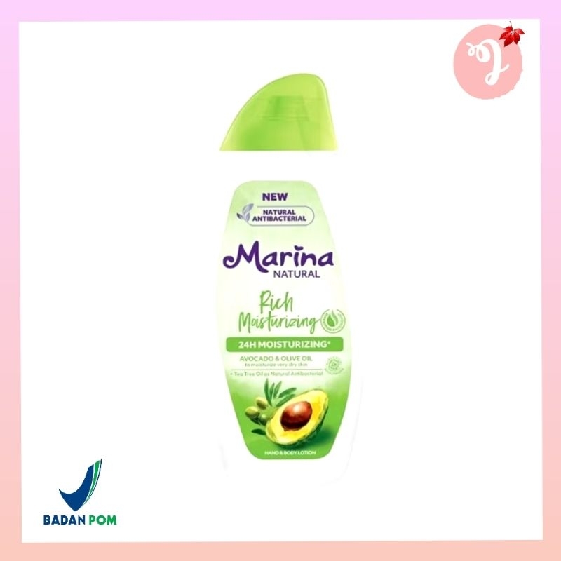 Jual MARINA HAND BODY LOTION RICH MOISTURIZING 190ML | Shopee Indonesia