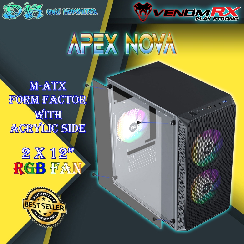 Jual Casing New VenomRx Apex Nova Include Fan Casing | Shopee Indonesia