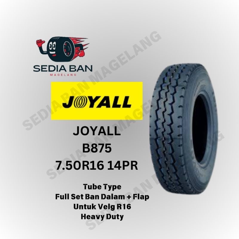 Jual Ban Truk BL Ban Luar Truk Kawat/Radial Joyall B875 7.50R16 750R16 14PR | Shopee Indonesia