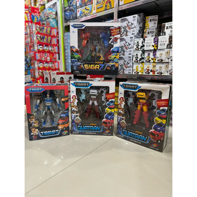 Jual Mainan Anak Robot Tobot Mini Giga 7 Transformation Besar / Tobot ...