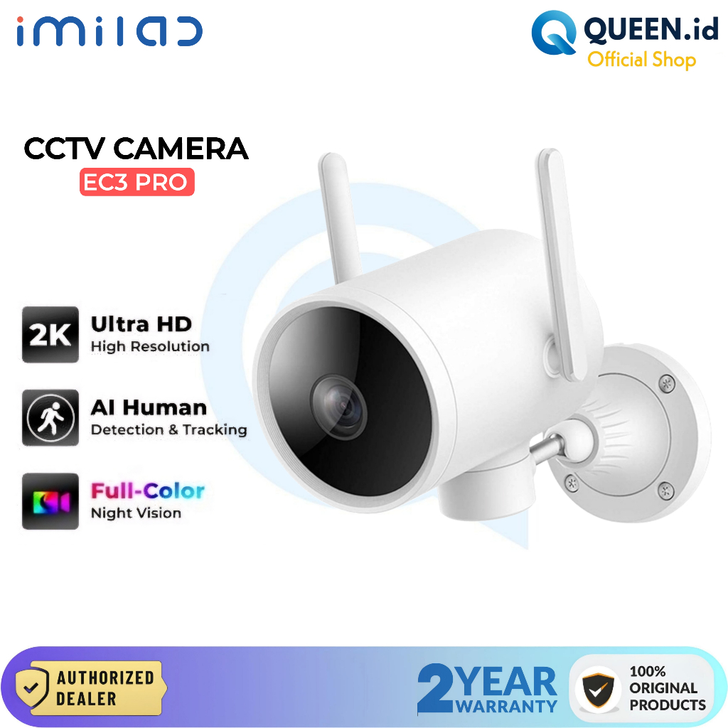 Jual IMILAB EC3 PRO Home Smart Camera CCTV IP WiFi 2K Outdoor IP66 ...
