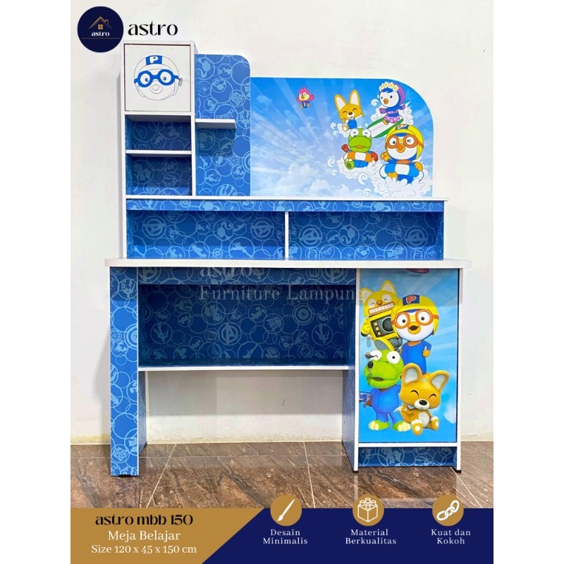 Jual MEJA BELAJAR KARAKTER PORORO WARNA BIRU TERBARU!! | Shopee Indonesia