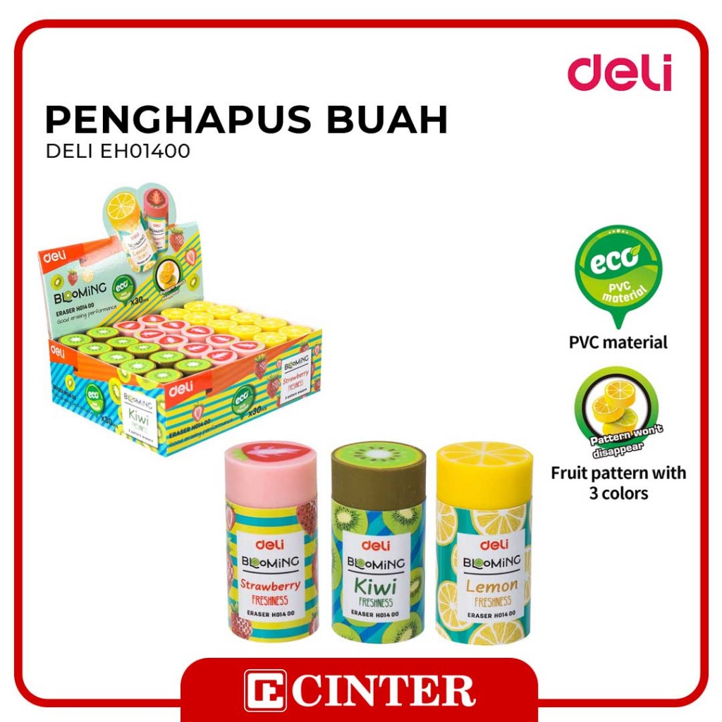 Jual DELI - PENGHAPUS BUAH / ERASER BLOOMING FRUIT EH01400 | Shopee ...