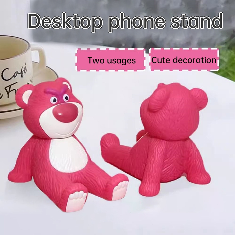 Jual TOY Story Lotso Phone Holder Sandaran HP Tablet Boneka Pink Lucu ...