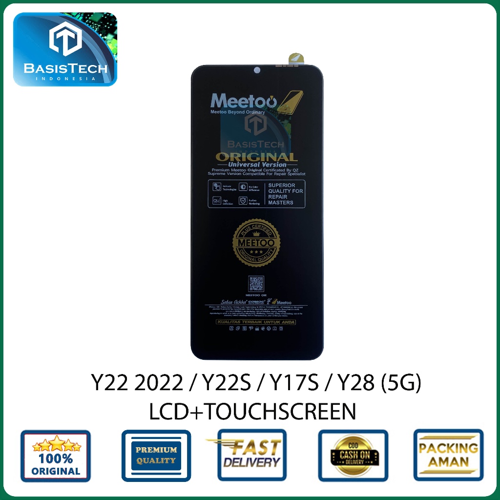 Jual LCD VIVO Y22 2022 - Y22S 2020 - Y17S - Y28 5G +TOUCHSCREEN ...