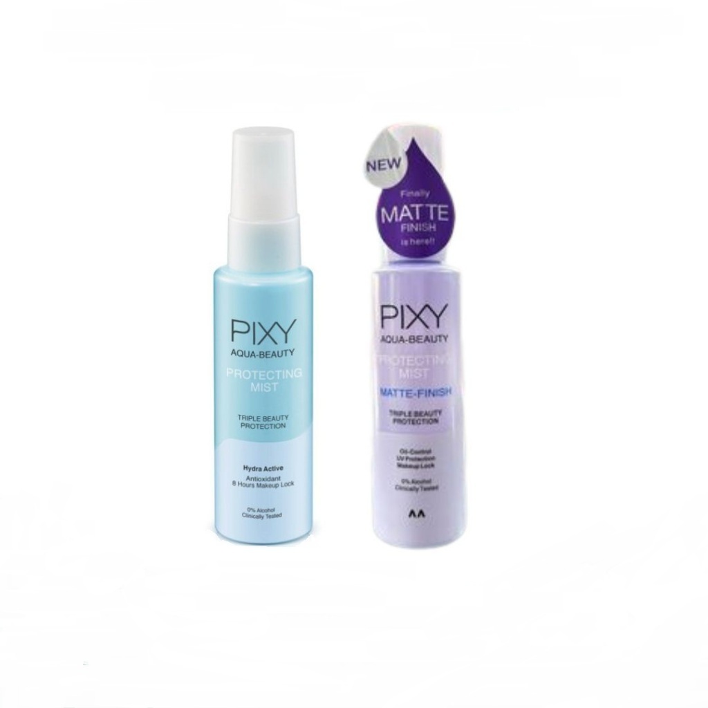 Jual ️ Pamelo ️ PIXY Aqua Beauty Protecting Mist 60ml + Protecting Mist Matte Finish 60ml (Buy 1 ...