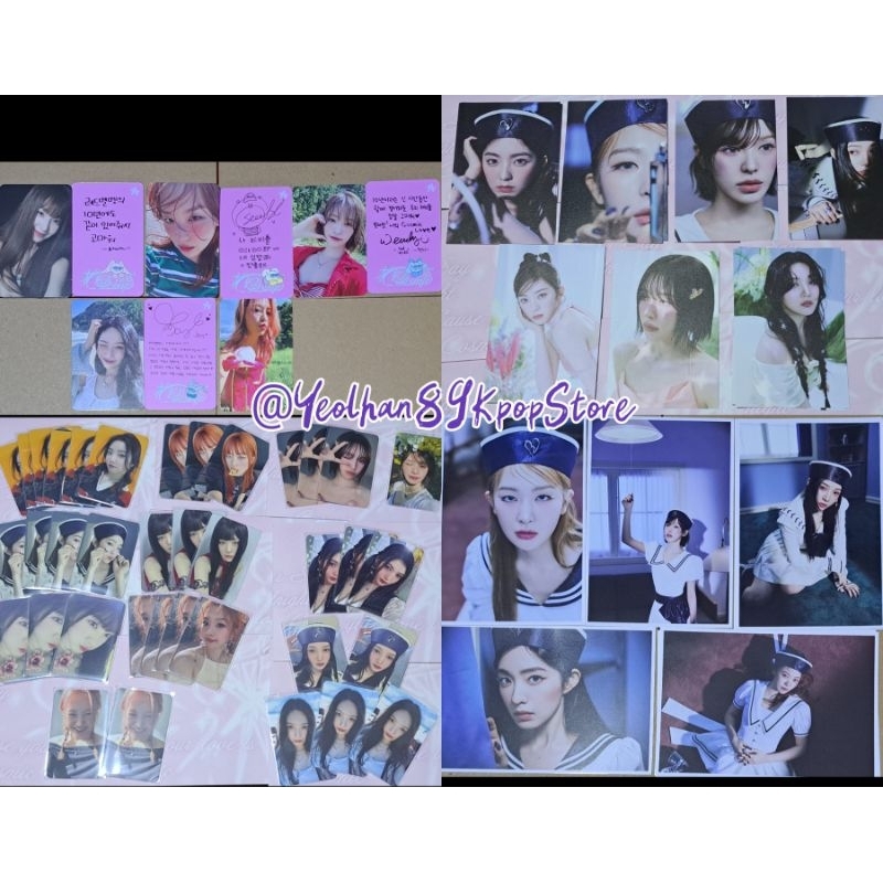 Jual [READY STOCK OFFICIAL] RED VELVET Photocard from Cosmic Album ...
