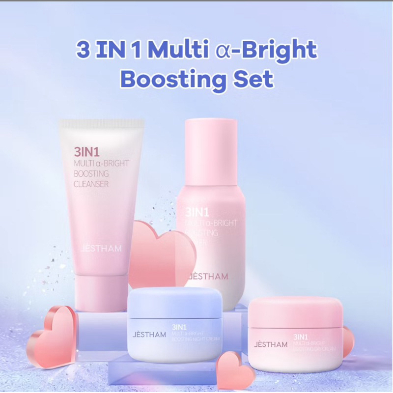 Jual Ready Stock Rangkaian Jestham 3in1 a-bright Boosting Set (Fre ghif ...