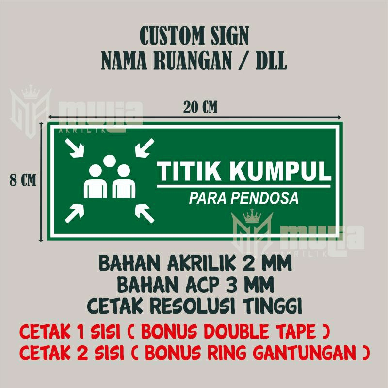 Jual Sign board, Tulisan Bebas CUSTOM papan nama ruangan | Shopee Indonesia