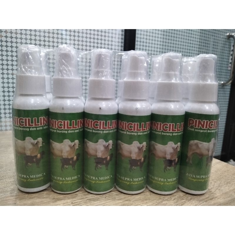 Jual PINICILLIN semprot Obat semprot koreng dan anti parasit pada hewan ...