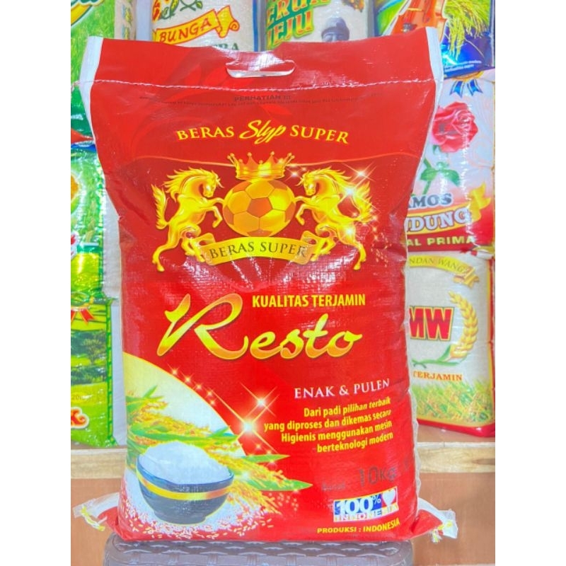 Jual beras resto 10kg super mutu terjamin pulen enak | Shopee Indonesia