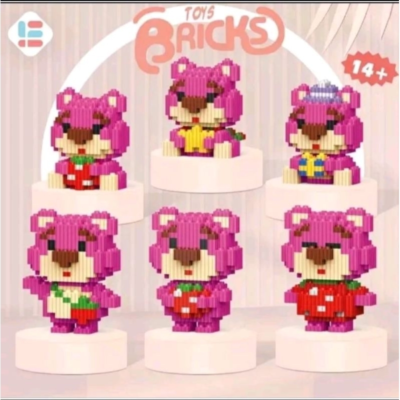 Jual 55JR BRICKS BRICK MAINAN EDUKASI NANO MICRO MAGIC MINI BUILDING ...