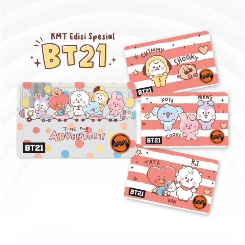 Jual [READY] KAI Commuter X LINE FRIENDS - KMT Special Edition BT21 ...