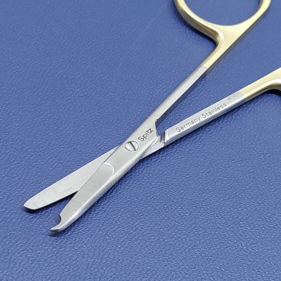 Jual Alat Medis Alkes Spencer Stitch Scissor 9 cm Gold Plated Handle ...