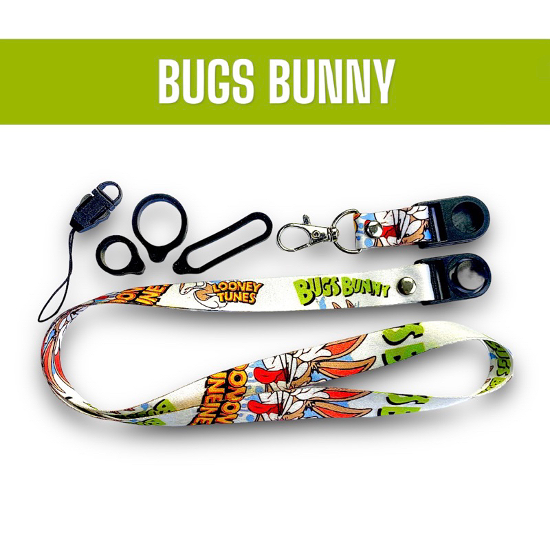 Jual BUGS BUNNY LANYARD NEW ART GANTUNGAN HANDPHONE | Shopee Indonesia