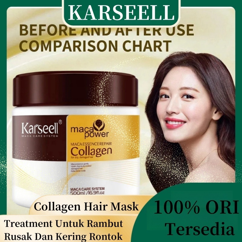 Jual KARSEELL Collagen Hair Mask Keratin Treatment - KARSELL Masker ...