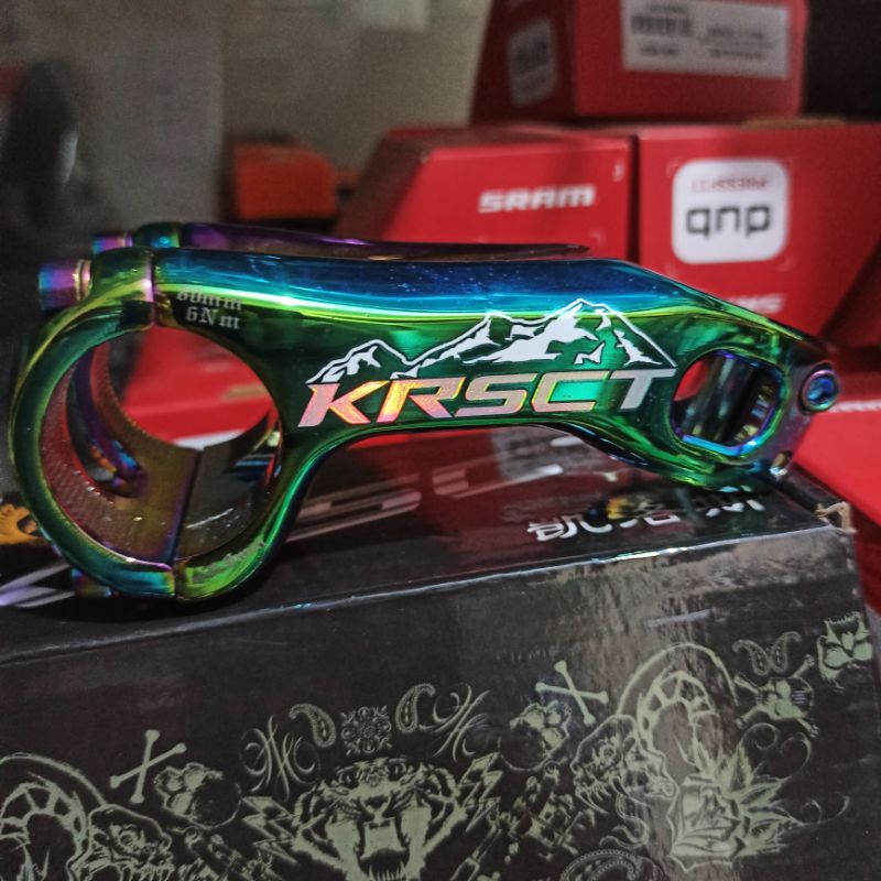 Jual Stem Sepeda KRSCT for Roadbike or MTB Hitam | Shopee Indonesia