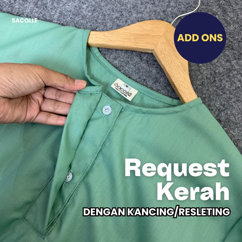 Jual Tambahan Kancing dan Request Model Kerah | Shopee Indonesia