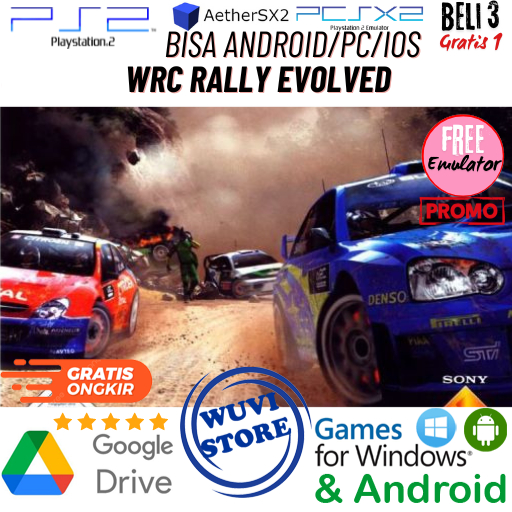 Jual PS2 WRC Rally Evolved | Bisa di PC / Android / IOS Plus Emulator | Beli 3 Gratis 1 | Shopee ...