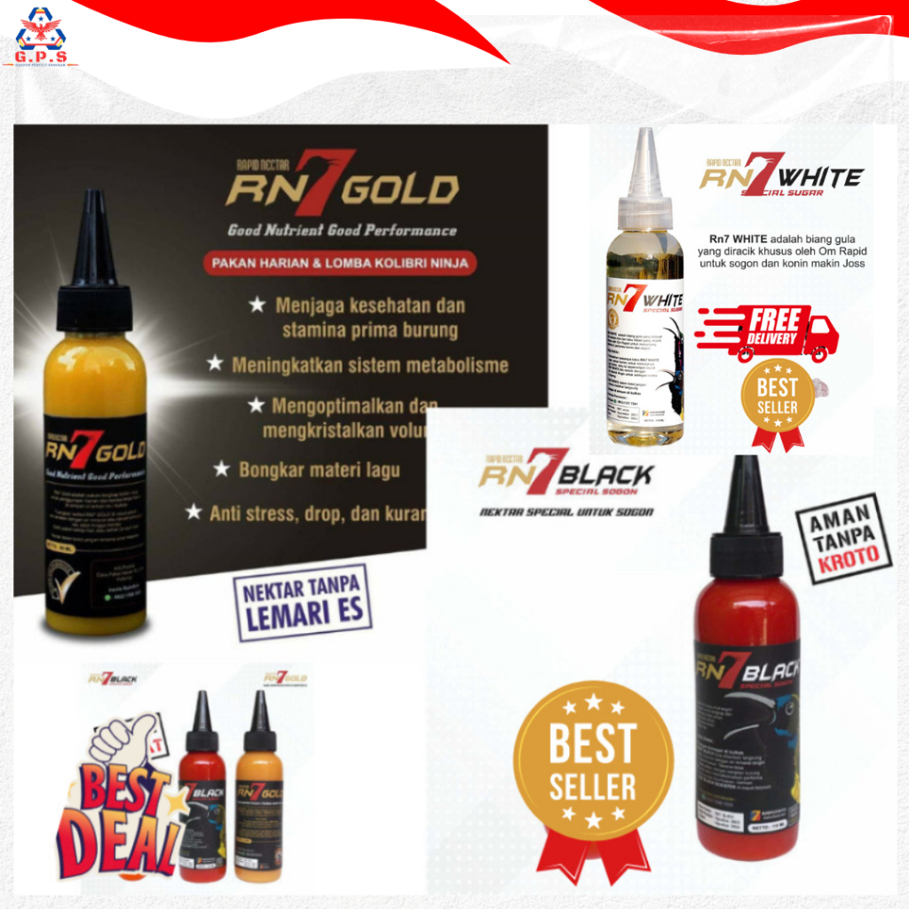 Jual Rapid Nektar Rn7 Pakan Khusus Sogon / Konin RN7 Black & Gold ...