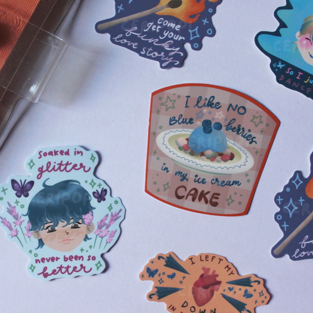 Jual DPR IAN Lyrics Vinyl Sticker - Fanmade / Fanart | Shopee Indonesia