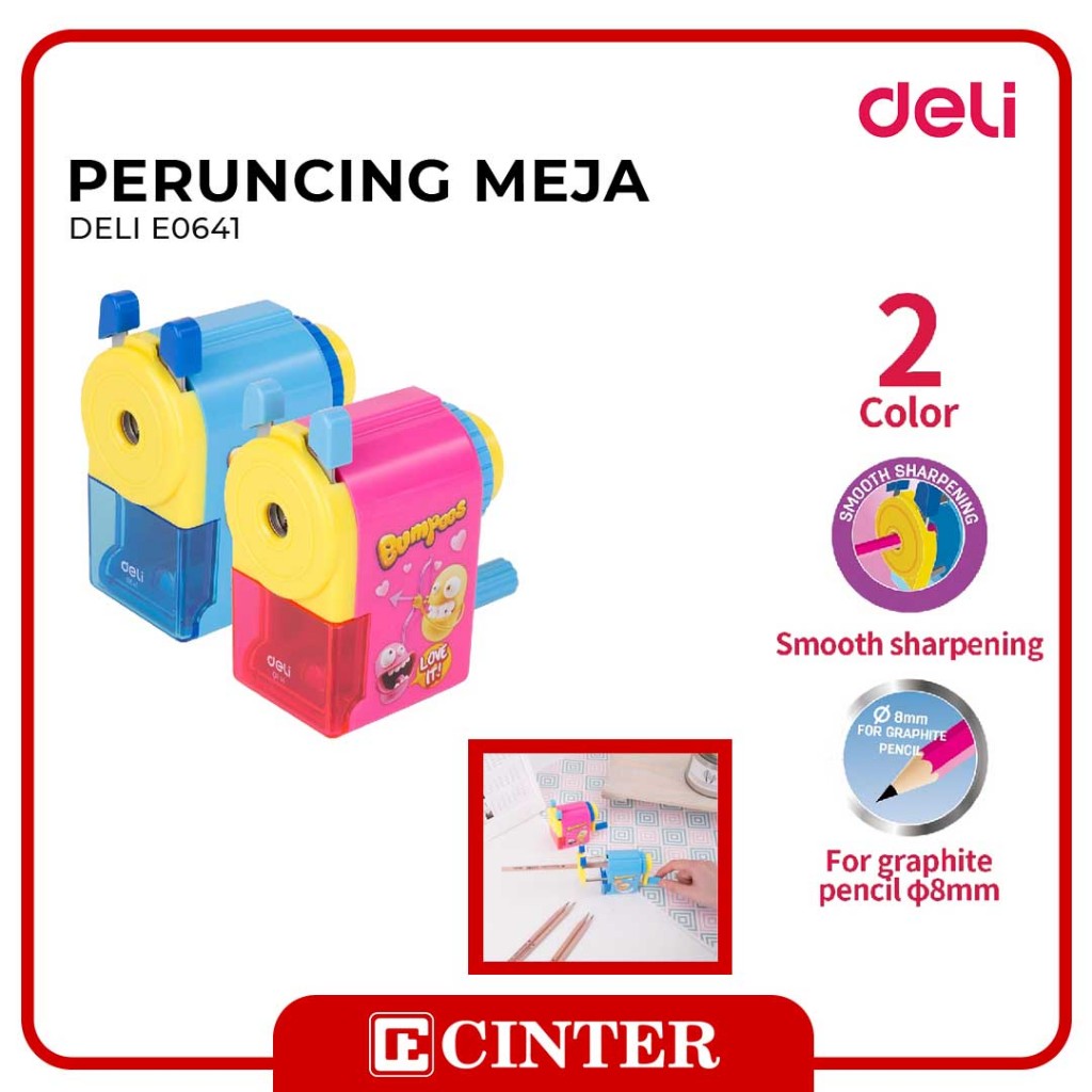 Jual DELI - PERUNCING / PERAUT / RAUTAN PENSIL PUTAR E0641 | Shopee ...