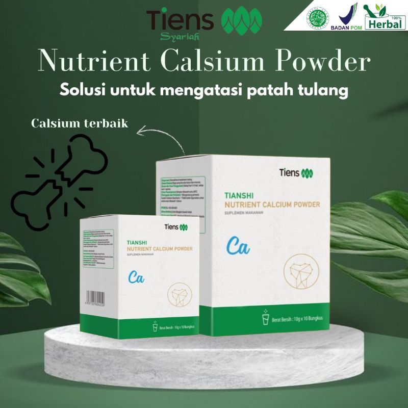 Jual TIENS NUTRIENT CALSIUM POWDER ORIGINAL SUSU PATAH TULANG PEMULIHAN ...