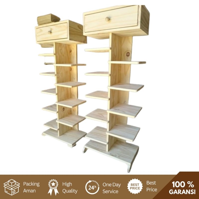Jual Rak Sepatu Bertingkat Putih / Kayu | Shopee Indonesia