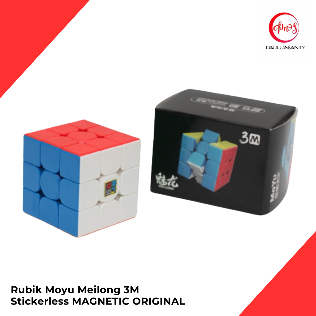 Jual [P] Rubik 3x3 Moyu Meilong 3M Stickerless ORIGINAL | Shopee Indonesia
