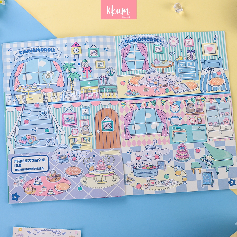 Jual Buku DIY Sanrio Quiet Book Sticker Busy Book Anak | Shopee Indonesia