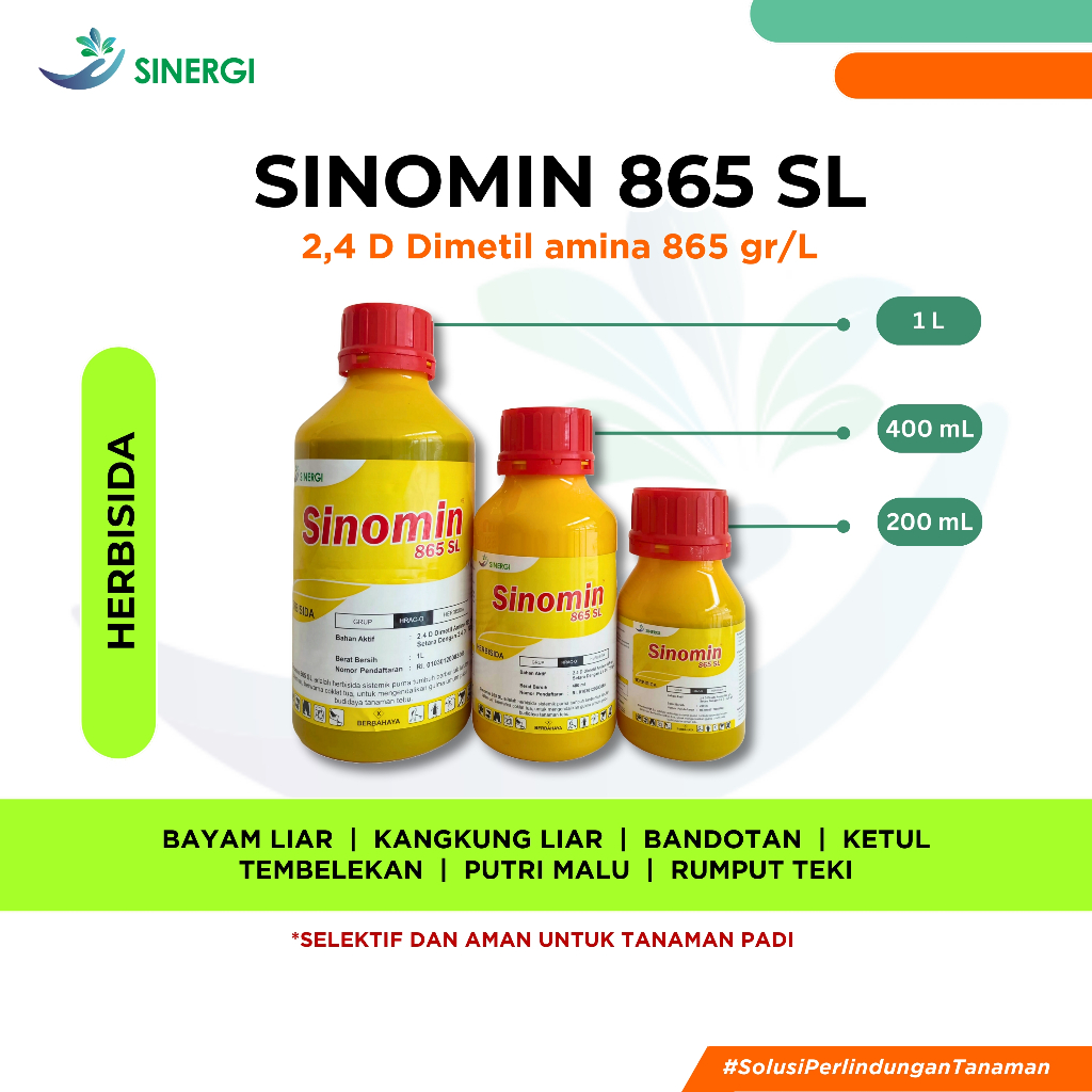 Jual SINOMIN 865 SL (2.4 Dimetyl Amine) | Shopee Indonesia