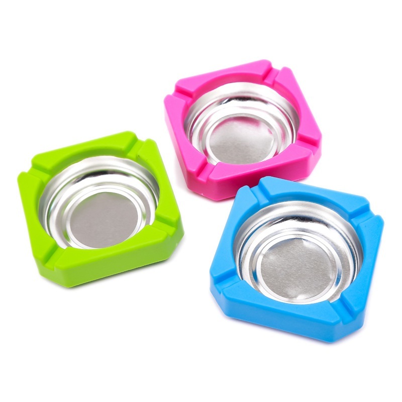 Jual ASBAK ROKOK MELAMIN DALAM ALUMINIUM LUAR PLASTIK MODEL SEGI EMPAT ...