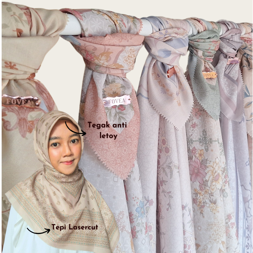 Jual Fovea voal Motif Daily / scarves premium / Hijab motif | Shopee ...