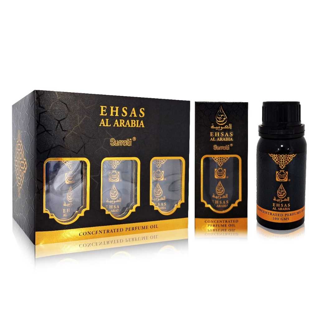 Jual NEW! concentrated perfume oil EHSAS AL ARABIA 100gr original saudi ...