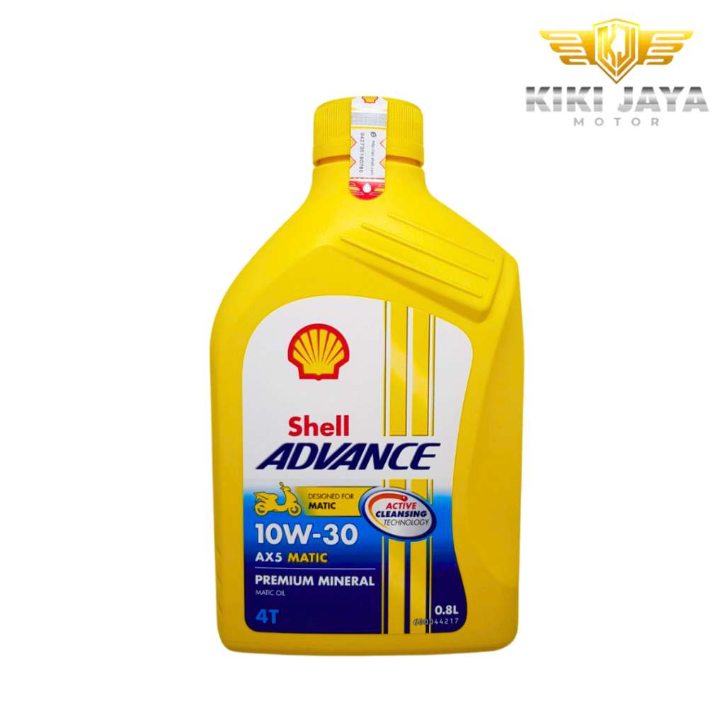 Jual Oli Motor Shell Advance AX5 Matic 10W-30 0.8 Lliter | Shopee Indonesia