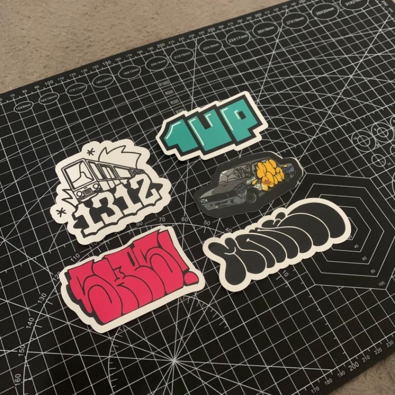 Jual STICKER PACK GRAFFITI | 1UP MANDY | STIKER HELM STIKER MOTOR ...