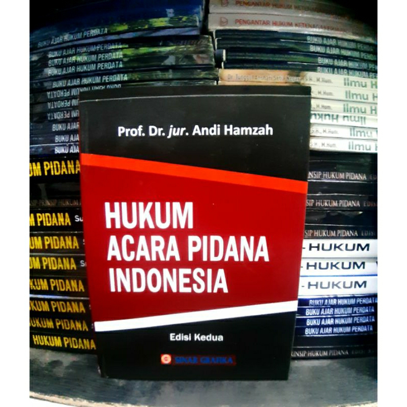 Jual Buku HUKUM ACARA PIDANA INDONESIA (Andi Hamzah) | Shopee Indonesia