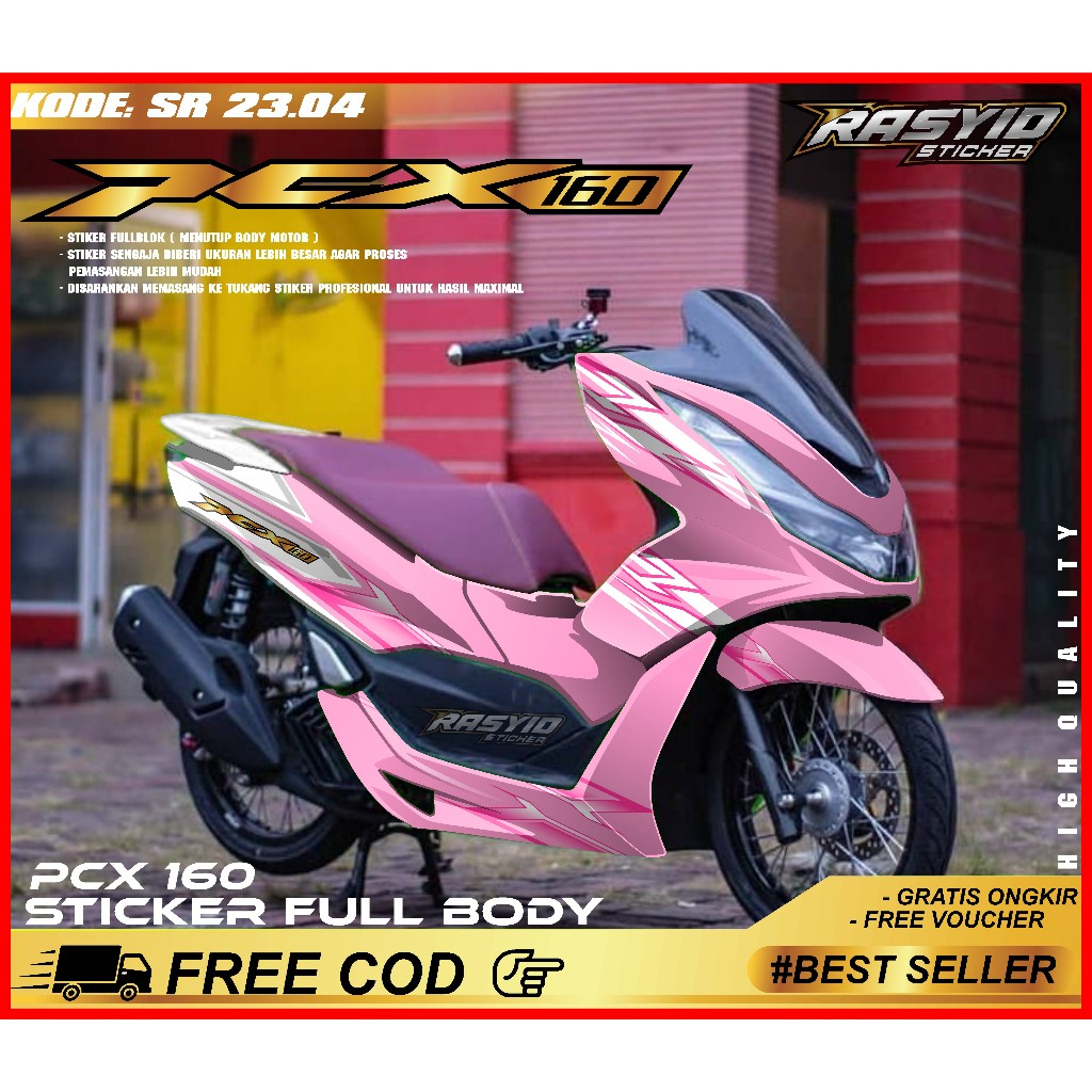 Jual COD Sticker Decal Full Body Honda PCX 160 2021 2022 2023 2024 ...