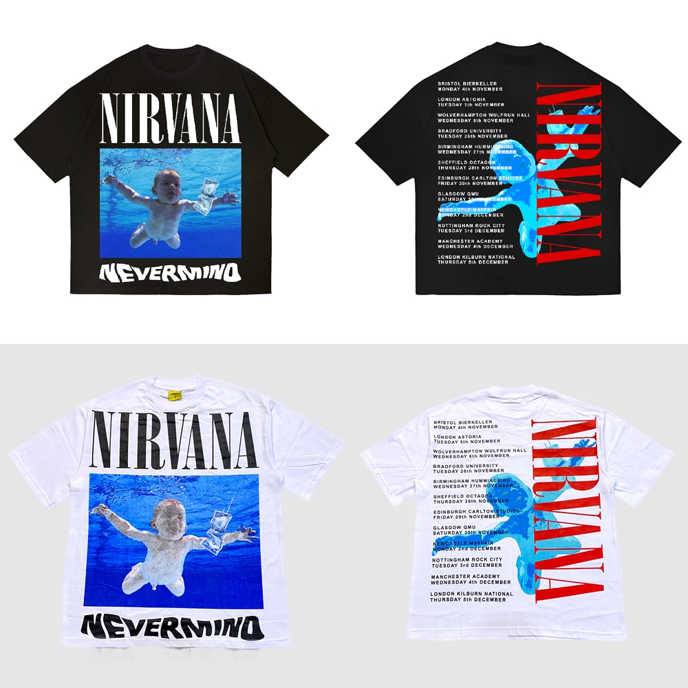 Jual Tshirt Cls Oversized Nirvana Nevermind | Shopee Indonesia