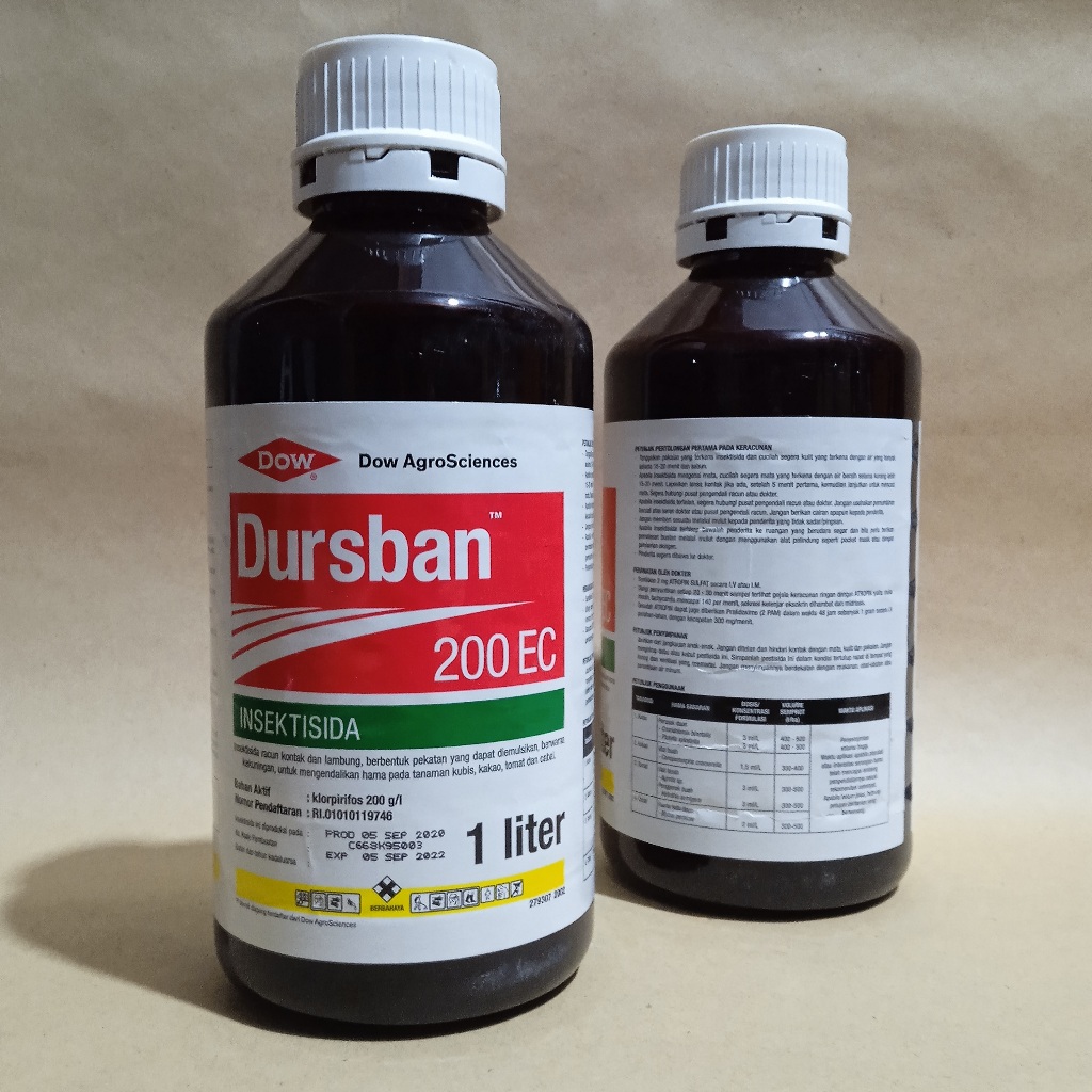 Jual Dursban 200EC 1L Insektisida | Shopee Indonesia