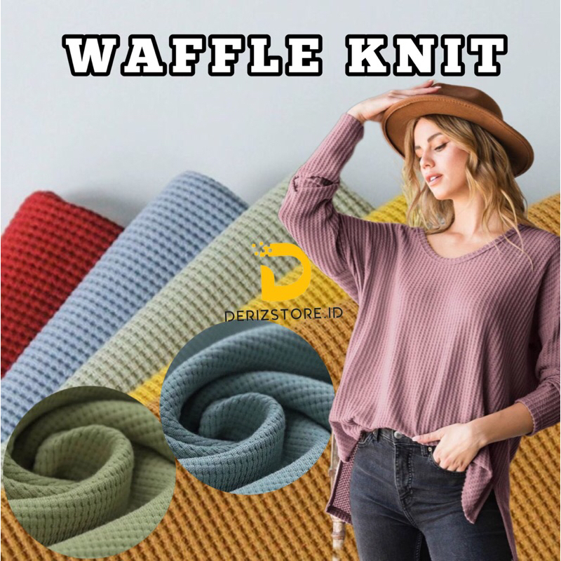 Jual KAIN WAFFLE UNIQLO | BAHAN KAIN WAFFLE KNIT PREMIUM PER 1 KG ...